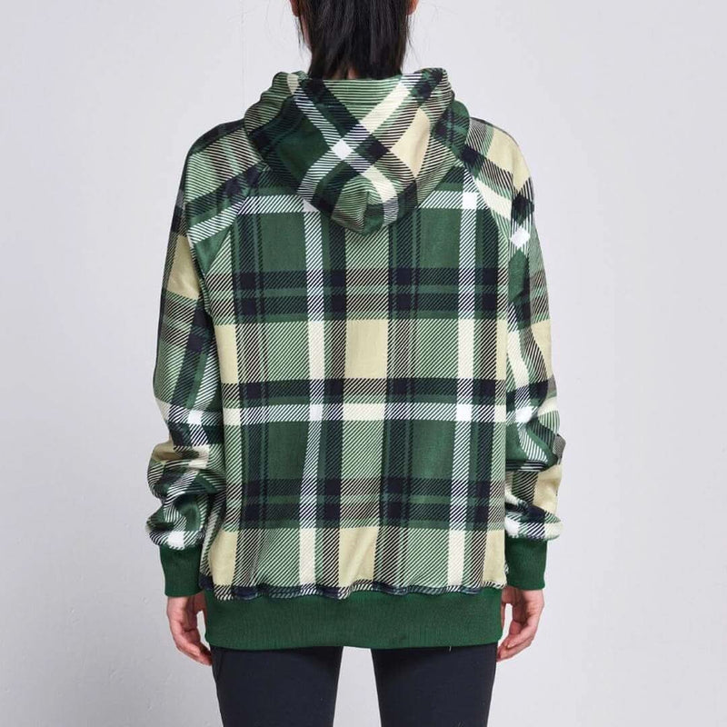 Plaid hoodie store