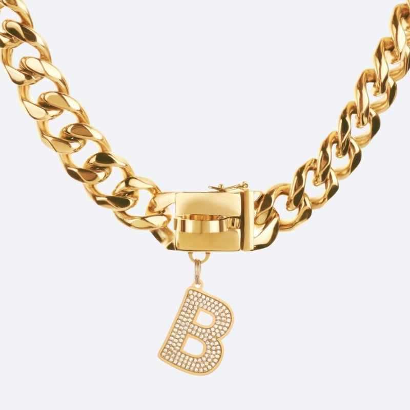 Gold b pendant store